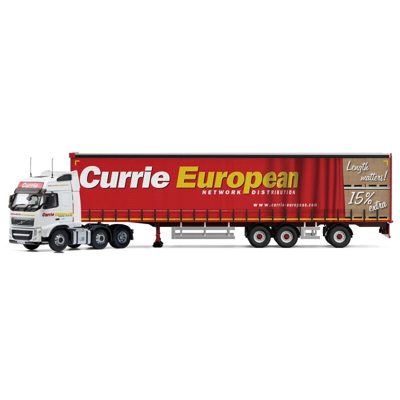 CC14040 Corgi 1:50 Volvo FH Super Trailer, Currie European, Dumfries ...