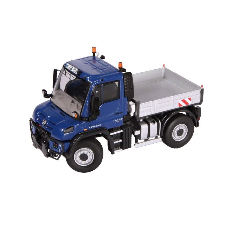 910/20 NZG 1:50 MB Unimog U400 blau - siku schuco minichamps modellau ...