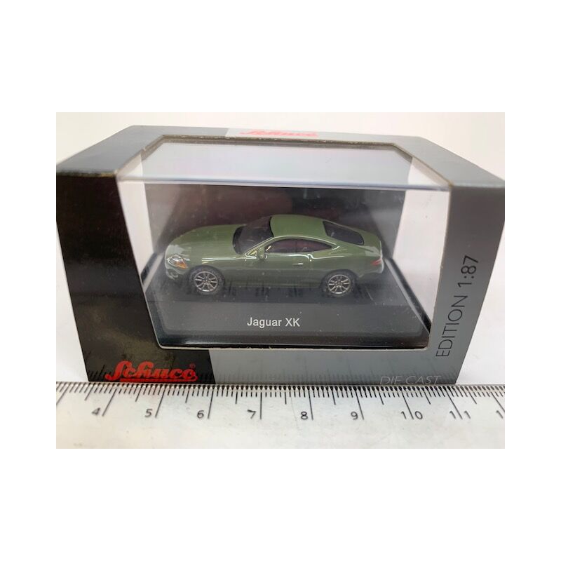 25640 SCHUCO 1:87 Jaguar XK grün - siku schuco minichamps modellauto ...